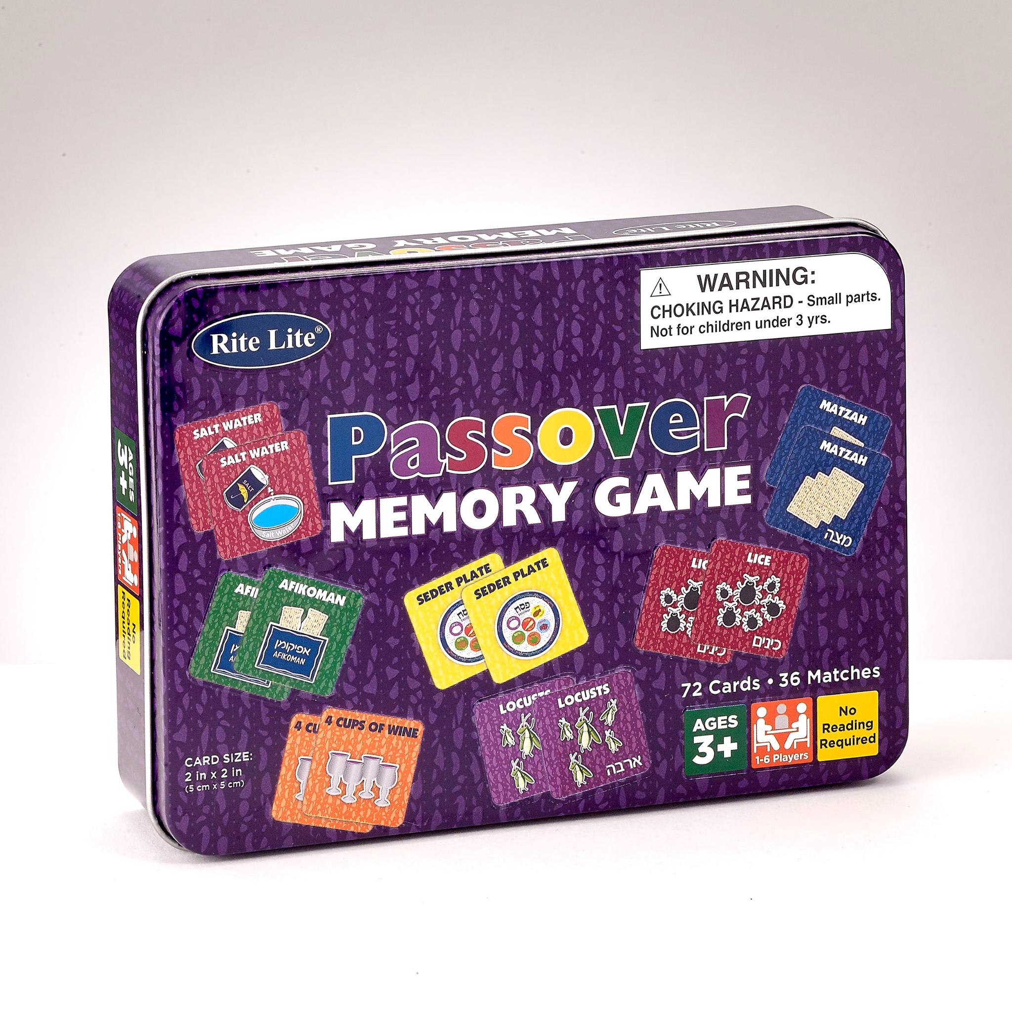 Passover Memory Game in Collectible Tin – Contemporary Judaica